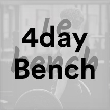 Wachs 4day bench program | Boostcamp App
